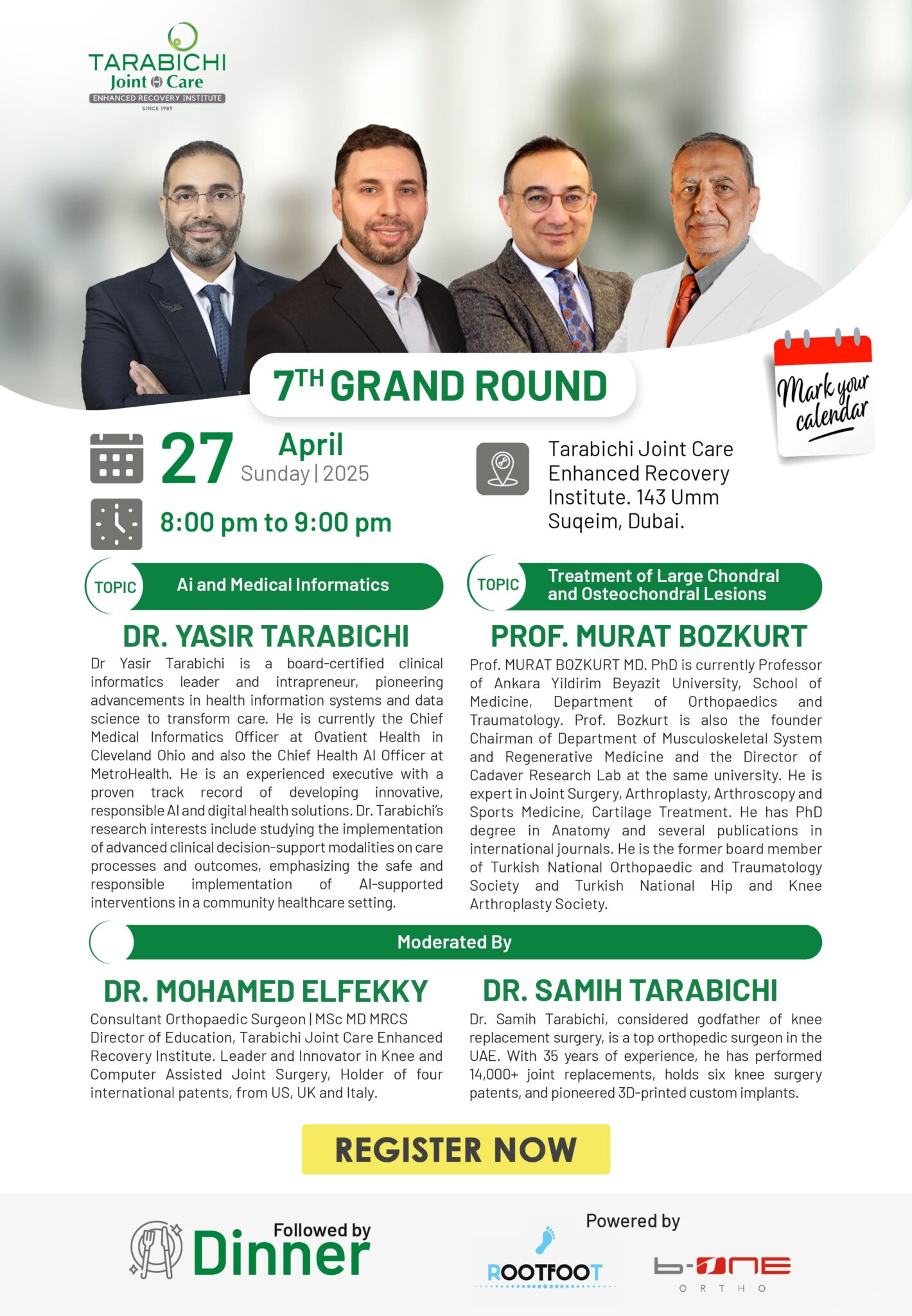 7th Grand Round - Tarabichi Joint Care